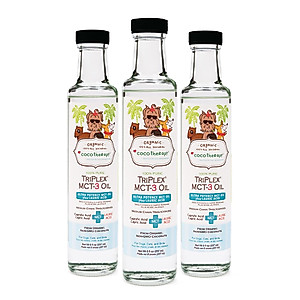 CocoTherapy Triplex MCT-3 Oil 3 Pack (8 Ounce)