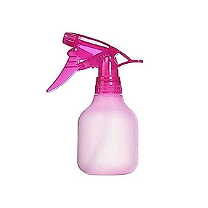 Mozza Spray Bottle, Frosted Assorted Colors 8 oz Refillable Container with Fine Mist.