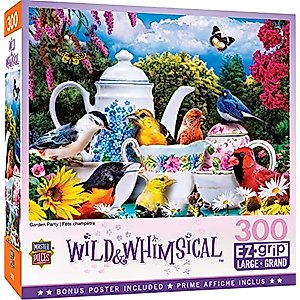 Masterpieces 300 Piece EZ Grip Jigsaw Puzzle - Garden Party - 18"x24"