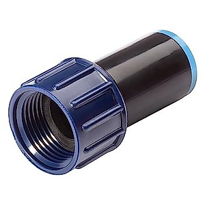 Rain Bird CA075710X Drip Irrigation Easy Fit Faucet/Garden Hose Adapter, 3/4" Female Hose Thread, .710" Diameter