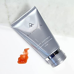 COSMEDIX Pure Enzymes Cranberry Exfoliating Mask, Gently Exfoliates Dry Skin, Helps Smooth Skin Texture, L-Lactic Acid & Cranberry Enzymes, Cruelty Free