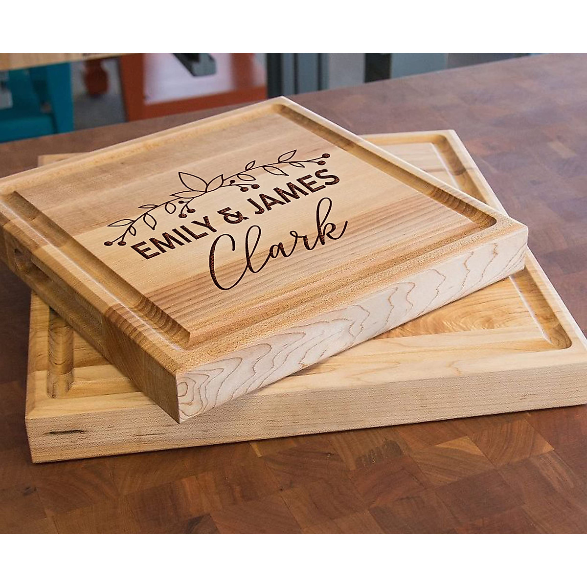 Personalized Mr and Mrs Cutting Board Wedding Gift for Couple Custom Cutting Board Housewarming Gift