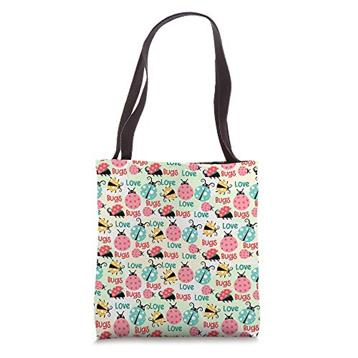 Ladybug Love Cute Ladybird Beetle Bug Collector Tote Bag