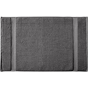 Amazon Aware 100% Organic Cotton Bath Mat - 20 x 31-Inches, Dark Gray