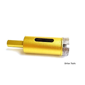 1 Inch Masonry Drill Bit for Concrete Diamond Hole Saw Heavy Duty Dry Core Hole Saw for Concrete, Pavement Stones, Quartz, Granite, Brick, Cinder Block Extra Long Depth of Cut