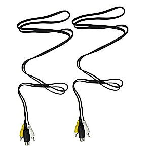 NGHTMRE Premium Quality 6FT RCA TV AV Audio Video Cord Cable for Sega Genesis 1 & Sega Master System