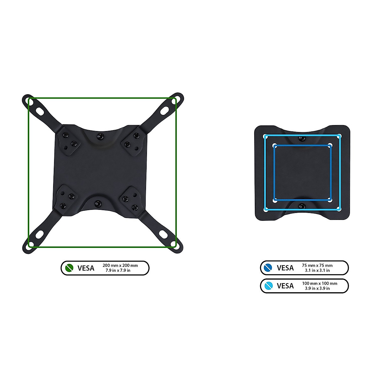 Mount-It! Portable TV Floor Stand | Universal Pedestal for 13-42 Inch TVs and Monitors | Height Adjustable 29.5-52 Inches | VESA up to 200x200 mm | Lightweight Indoor & Outdoor TV Mount with Tilt