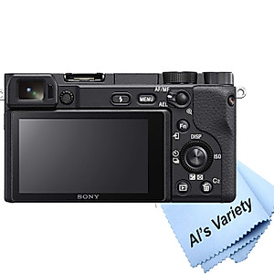 Sony a6400 Mirrorless Digital Camera Body Only (No Lens) + 64GB Memory + Case+ Steady Grip Pod + Tripod+ Software Pack + More (30pc Bundle)