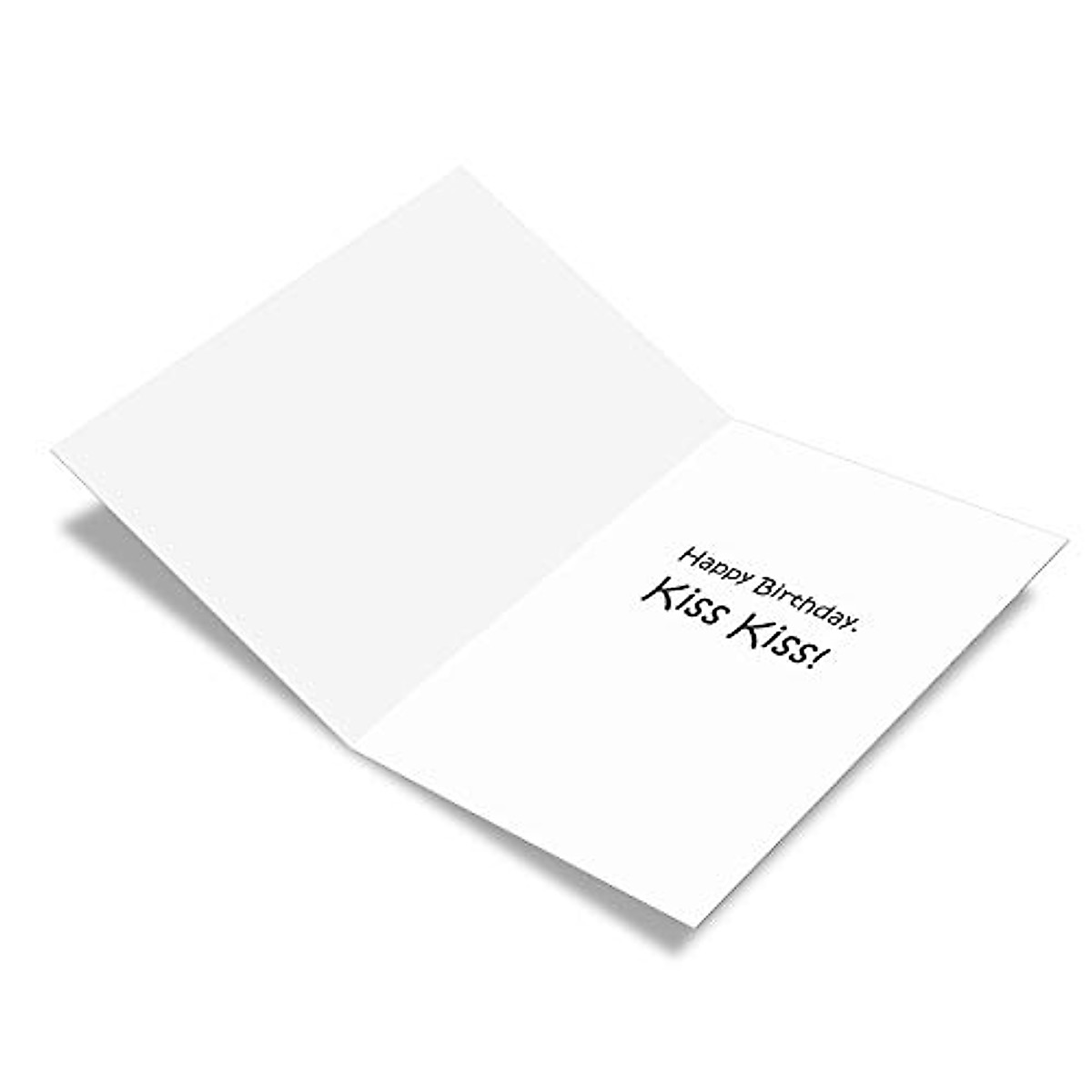 NobleWorks Hilarious Birthday Greeting Card with 5 x 7 Inch Envelope (1 Card) Bday Kiss my nose Tim Whyatt Birthday Cartoon 8347Z