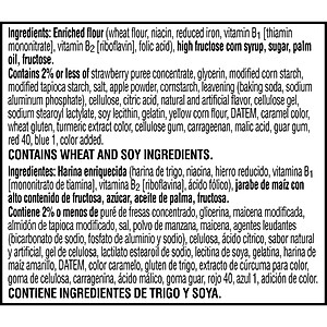 Pop-Tarts Baked Pastry Bites, Kids Snacks, School Lunch, Frosted Strawberry (5 Boxes, 25 Pouches)