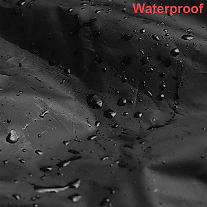 UCARE Patio Chair Covers Outdoor Lounge Chair Cover Waterproof 210D Fabric Furniture Single Chair Sofa Cover for Veranda Garden Patio (27x31x40in/ 70x79x102cm, Black)