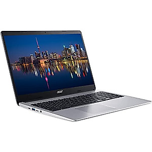 Acer 2023 15" FHD IPS Touchscreen Laptop, Intel Celeron Processor Up to 2.78GHz, 4GB RAM, 128GB Storage(64GB SSD+64GB MicroSD), Intel 4K Graphics, 6th Gen WiFi, Chrome OS, Dale Silver-(Renewed)