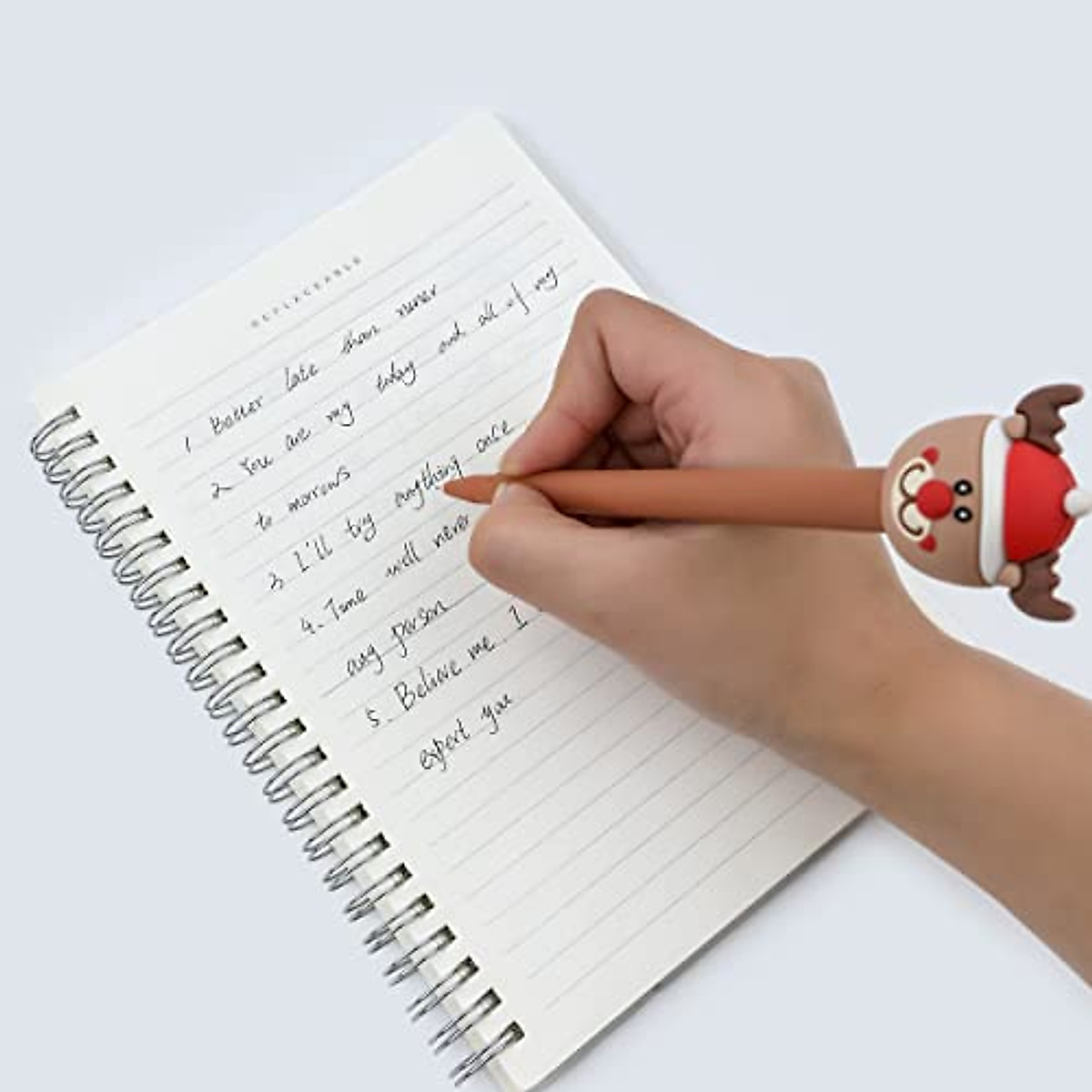 PINMU 8Pcs Naughty rabbit Gel Ink Pens,For kids Gifts,Kawaii School Pens, Bulk Fun School Cass room Supplies Set,For Kids Cartoon Ballpoint Pens,Adults Write Note And Work Stationery Pens. (style25)