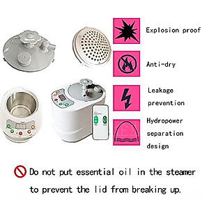 ZONEMEL Portable Steam Sauna for Home, Personal Full Body Spa for Relaxation, Spa Tent with Hood, 2L 900W Steam Generator with Remote Control-(Blue, L 33.5”x W 32.3”x H 41.7”)