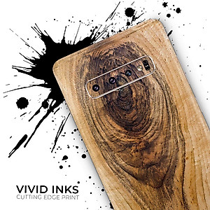 DesignSkinz Light Knotted Woodgrain Protective Vinyl Decal Wrap Skin Cover Compatible with The Samsung Galaxy S20 (Screen Trim & Back Glass Skin)