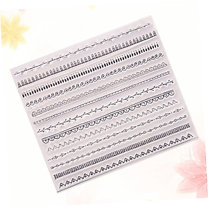 LIGHTAOTAO Stamps for Kids Rubber Stamp Collection Flower Clear Rubber for Crafting Ink Stamps Scrapbooking Stamps Silicone Stamps Transparent Stamps Seal Card Template Child Acrylic Account