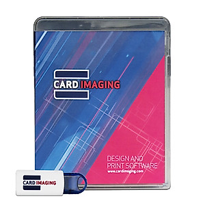 Fargo HDP5600 Single-Side ID Card Printer & Supplies Bundle with Card Imaging Software 93600