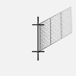 Veradek Outdoor Privacy Screen Series - Block Privacy Screen Set w/Stand (65% Privacy) | Made from Durable Materials; Easy Set-Up | Modern Décor for Patio Privacy, Room Divider, Fences