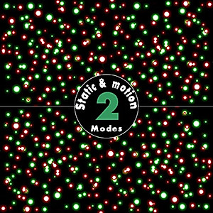 COOWOO Christmas Laser Light Projector Red and Green Star Laser Lights Show with Timer for Outdoor Decorations Waterproof Landscape Lighting for Christmas and Holidays