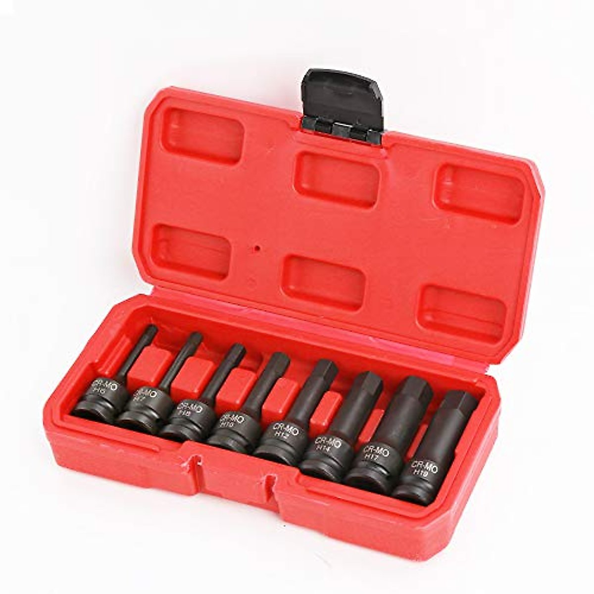 1/2" Drive Impact Socket Hex Bits | 8pc Metric Set Long Air Allen Driver