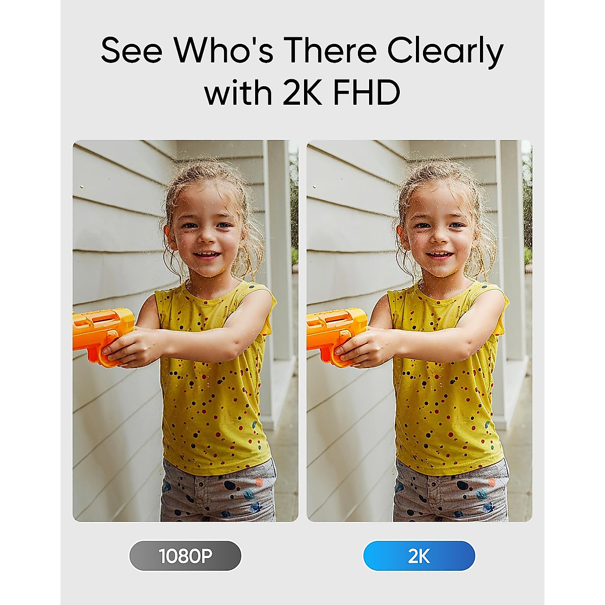 eufy Video Doorbell C31, 2K FHD, Dual Power Options, Live Video Call, Easy Installation, Quick-Release Battery, 24/7 Recording, Human and Motion Detection, HomeBase S380 Compatible, No Monthly Fee