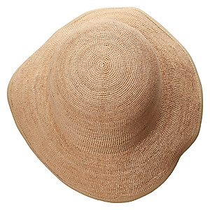 Jeanne Simmons Raffia Bucket Hat - Natural OSFM