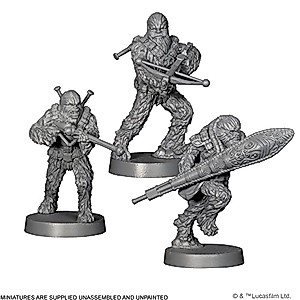 Star Wars: Legion Wookie Warriors Unit Expansion - Powerful Wookiees! Tabletop Miniatures Game, Strategy Game for Kids and Adults, Ages 14+, 2 Players, 3 Hour Playtime, Made by Atomic Mass Games