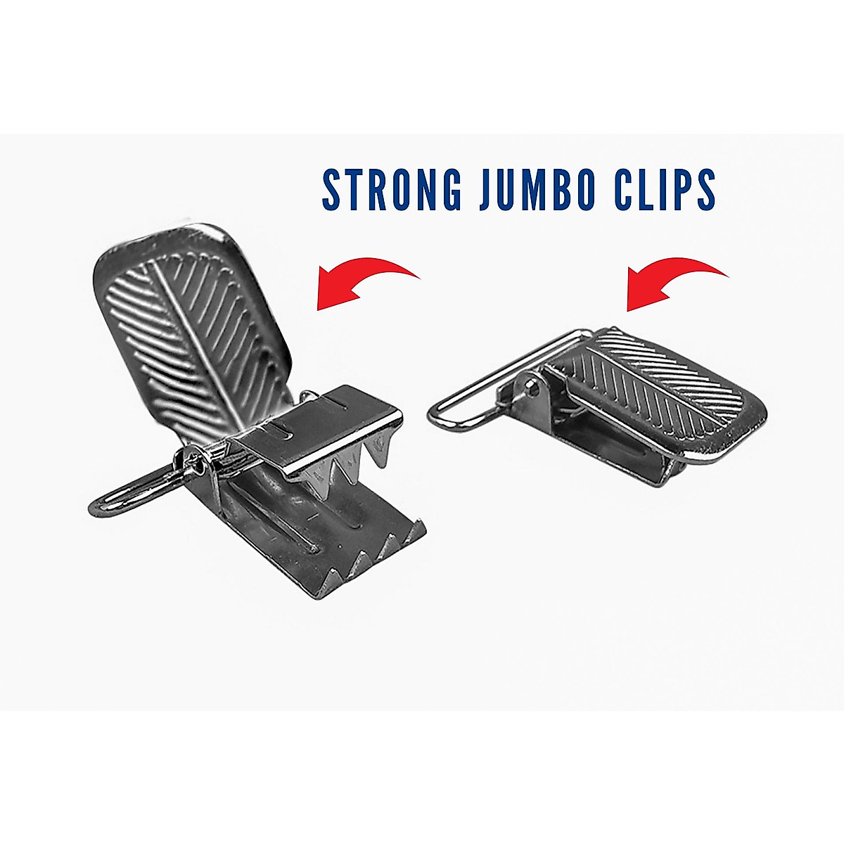 Jackster Rainbow Suspenders X-back adjustable with strong Jumbo clips 2" wide