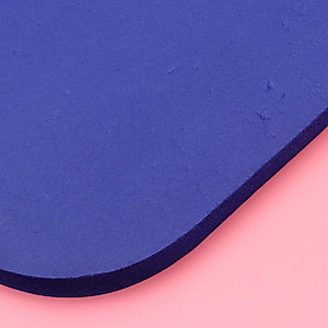 Happyyami Kneeling Pad Protection Elbow Pads Thicken Sponge Kneeling Work Mat Under Car Mat Foam Creeper Pad Cushion for Gardening Yard Yoga Sport Bath 33x32x2cm Blue