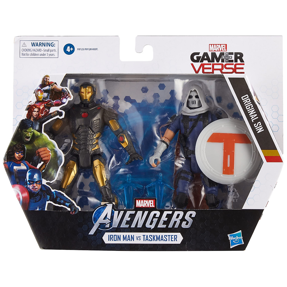 Hasbro Marvel Gamerverse 6-inch Collectible Iron Man vs. Taskmaster Action Figure Toys, Ages 4 and Up