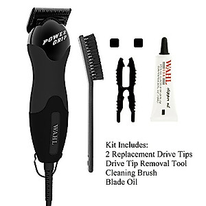 WAHL Professional Animal Power Grip Clipper for Dogs, Cats, Pets, Horses, and Other Animal Fur, Black Matte (#8879-200)
