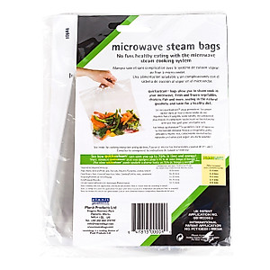 PLANIT PRODUCTS Microwave Steam Bags, 1 EA