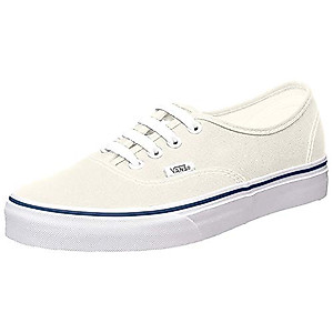 Vans Unisex's Vans Authentic Skate Shoes 8.5 (White/Off White)