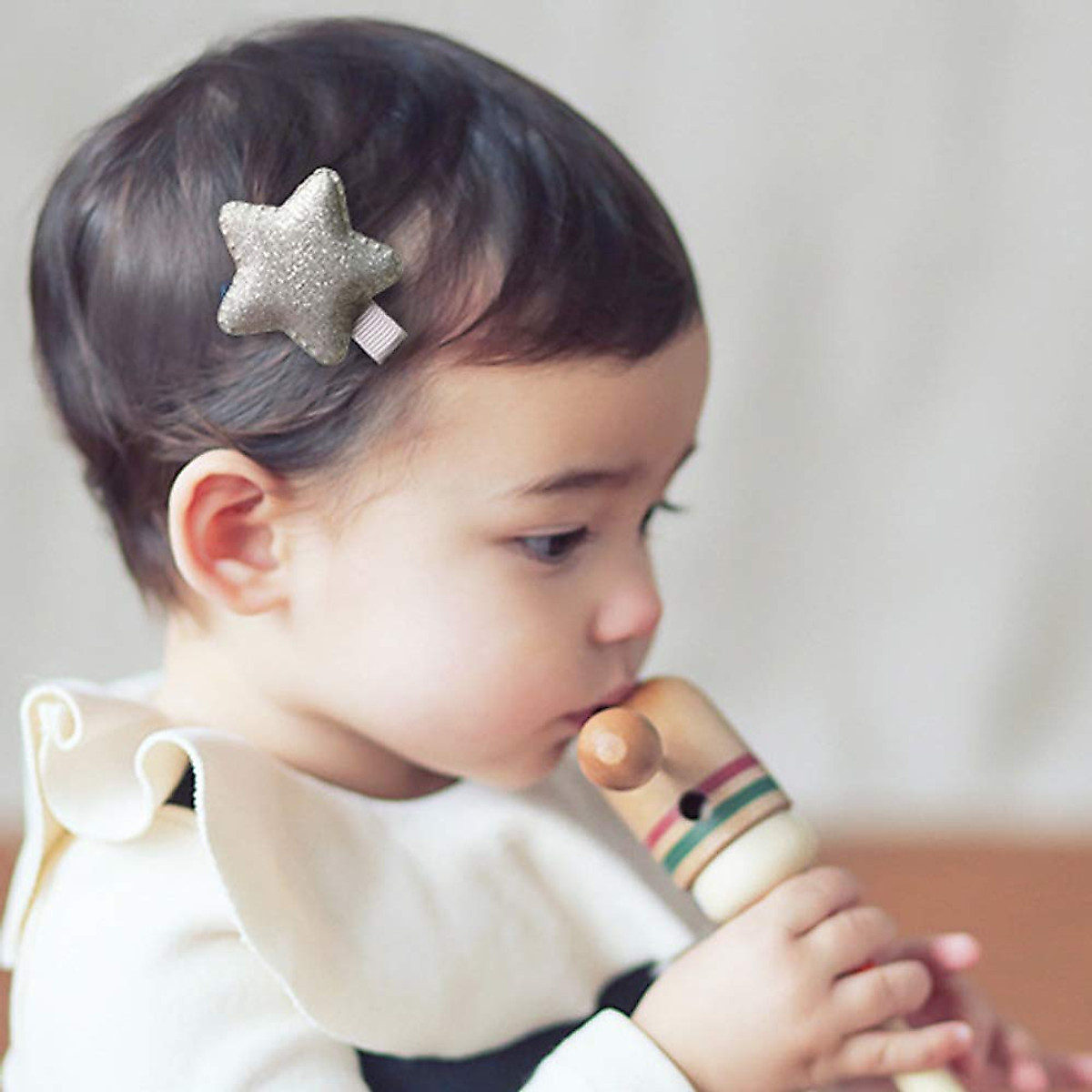 Baby Girl's Hair Clips Cute Hair Bows Baby Elastic Hair Ties Hair Accessories Ponytail Holder Hairpins Set For Baby Girls Teens Toddlers, Assorted styles, 36 pieces Pack(Pink+Grey)