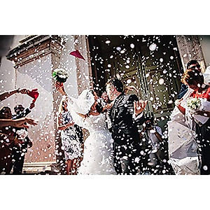 Silver Confetti 1 inch Table Confetti Glitter 5000 pcs for Wedding Party Decoration or Filled Balloons