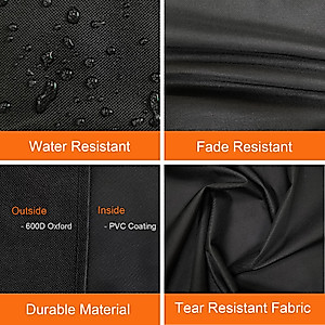 Cover Geny Winter Air Conditioner Cover for Outside Units,Outdoor AC Cover, Heavy Duty Ac Condenser Cover, Windproof Waterproof Central A/C Cover, Swamp Cooler Cover Square Black 36x36x39