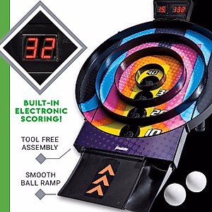 Franklin Sports Whirl Ball Game - Gameroom Ball Rolling Game for Kids + Adults - Indoor , with Balls Included - Roll a Ball Arcade Style Bowling Game Set - In-Home Family Game