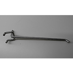 FixtureDisplays® 6" Peg Hook Pegboard Hook Pegwall Hook Wire Slatwall Hook Metal Peg Hook Metal Slatwall Hook 16736