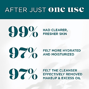 VI Derm Hydrating Gentle Purifying Cleanser, For Daily Use with Aloe Vera, Antioxidants, and Willow Bark Extract, 4 Fl Oz / 120 mL