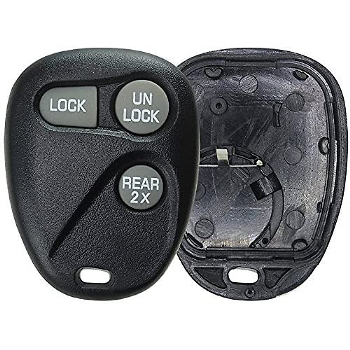 Replacement Remote Keyless Fob Key Case (Shell) Fit for Buick Cadillac Chevrolet GMC Oldsmobile Pontiac Saturn 16245100-29(Just a case/Shell)