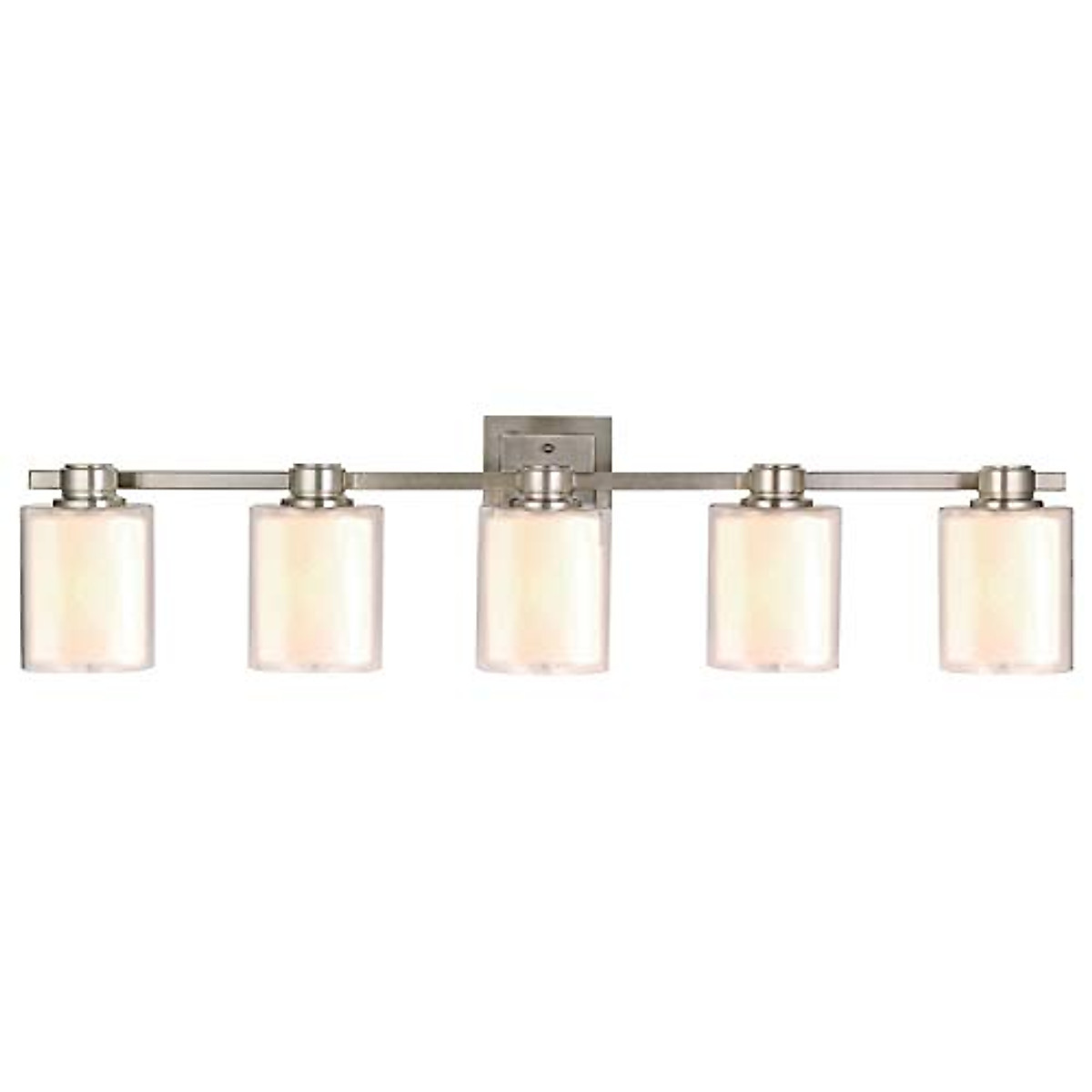 Design House 556175 Oslo 5 Light Vanity Light, Satin Nickel