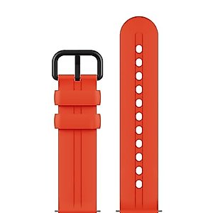 Gabb Watch Style Band - Kids Watch Band Replacement, Flexible, Waterproof Soft Silicone for All Watches, Easily Adjustable, Sweatproof and High-Performance Silicone (Red)