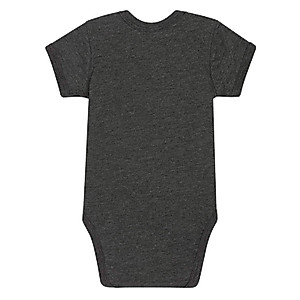 Instant Message - Daddy's Garage Buddy - Infant Baby One Piece - Size 6 Months Heather Charcoal