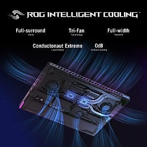 ASUS ROG Strix G16 Gaming Laptop 2023 Newest, 16" 165Hz Display, NVIDIA GeForce RTX 4060, Intel Core i7-13650HX Processor(14 core), 64GB DDR5 RAM, 2TB SSD, Backlight Keyboard, Wi-Fi 6, Windows 11 Home
