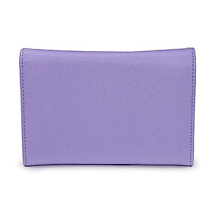 Buckle-Down Disney Wallet, Foldover, The Muppets, Miss Piggy, Violet, Vegan Leather, 6.5" x 4.5"