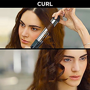 INFINITIPRO BY CONAIR 2-in-1 Styler; Curl or Straighten with 1 Tool; 1-inch; Black