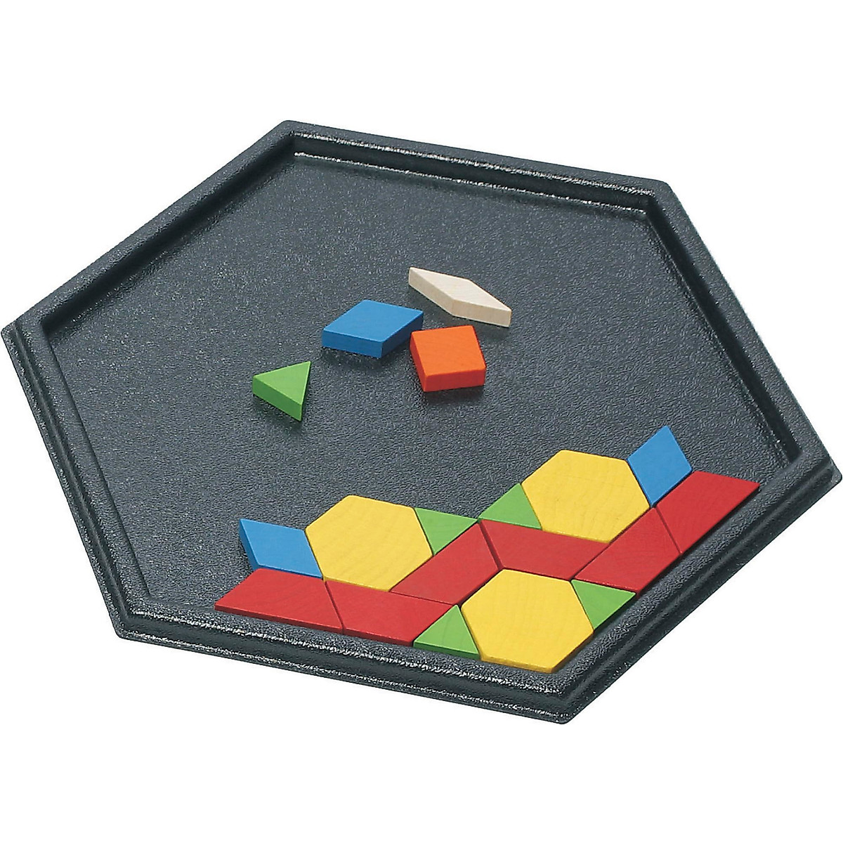 LEARNING ADVANTAGE - 102842 Learning Advantage Inc Pattern Block Trays - Set of 2, 9 x 12 Inches