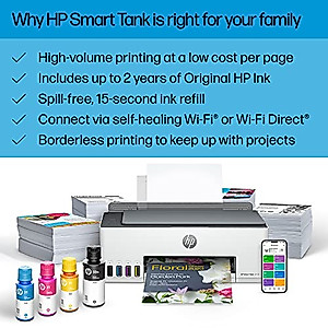 HP Smart-Tank 5101 Wireless All-in-One Ink-Tank Printer with up to 2 Years of Ink Included (1F3Y0A)