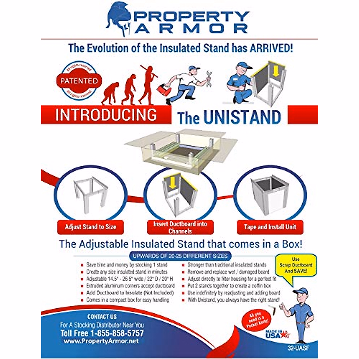 Air Handler/Furnace Stand - Adjustable & Insulate(able)