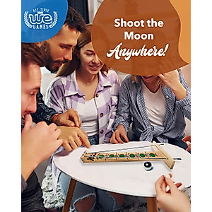 WE Games Shoot the Moon - Solid Wood, 18 in.